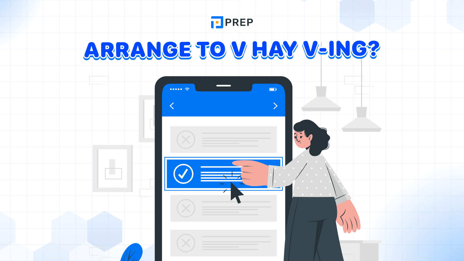 Arrange to V hay Ving? Arrange đi với giới từ gì?