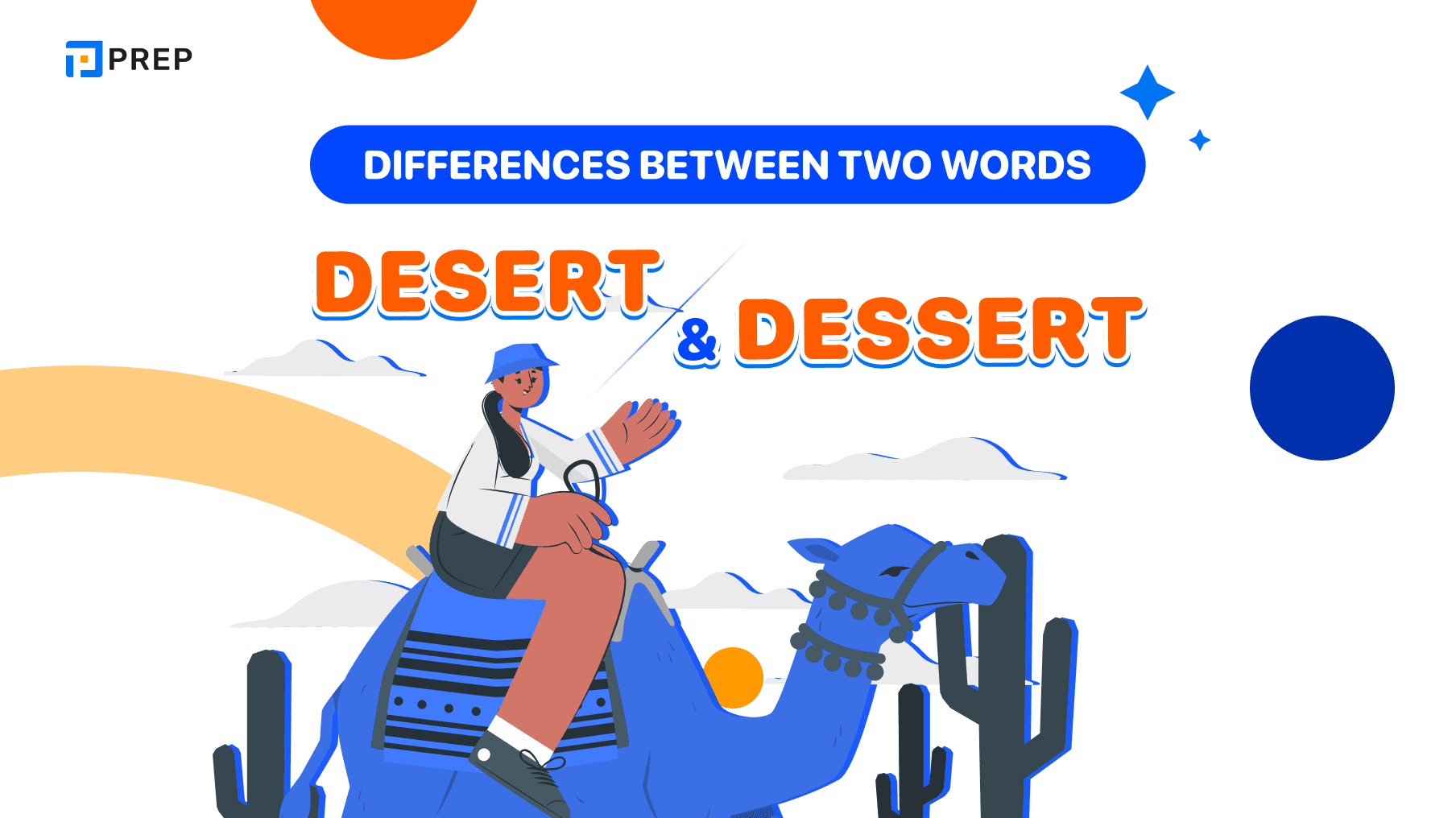 How to distinguish between Desert and Dessert in English