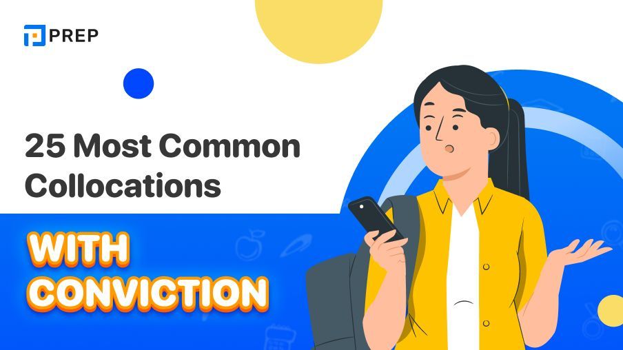 25 most common collocations with Conviction