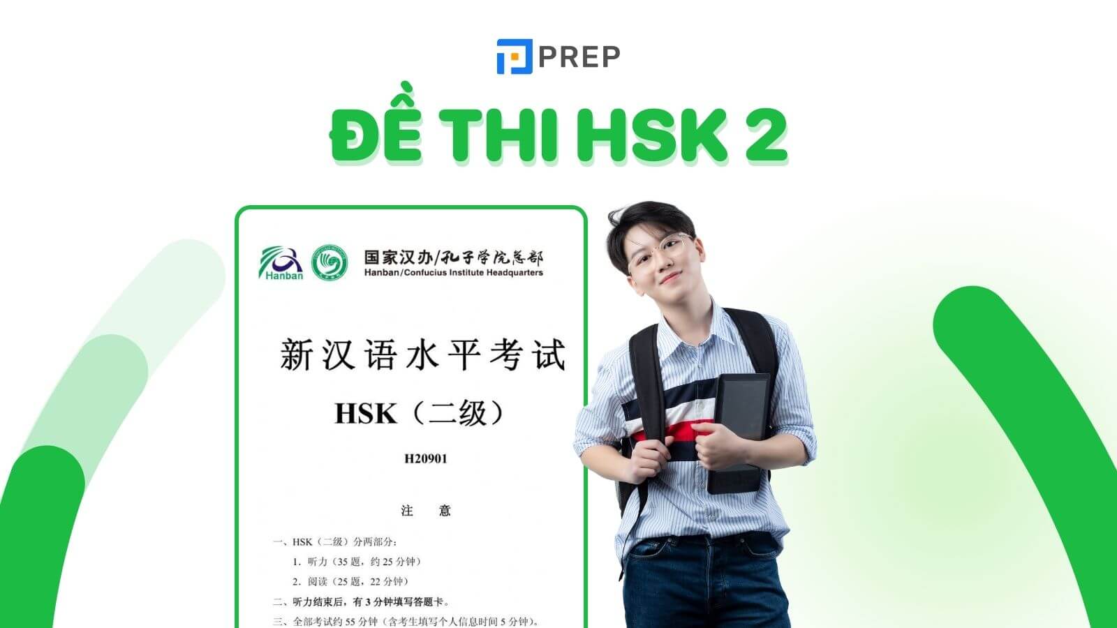 [PDF] 10+ đề thi HSK 2 mới nhất năm 2025 có đáp án chi tiết