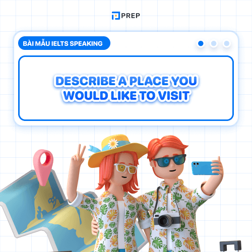 Describe a place you would like to visit Speaking Part 2, 3