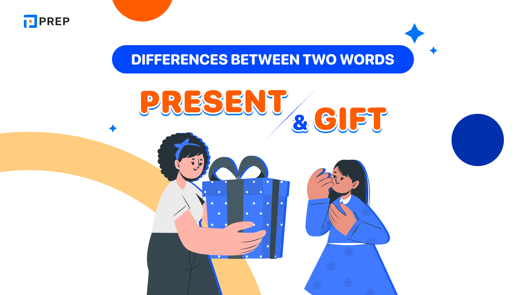 Distinguishing between 2 words Present and Gift in English
