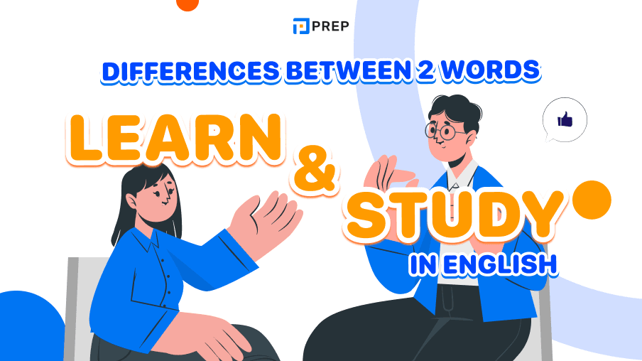 Differences between the 2 words Learn and Study in English