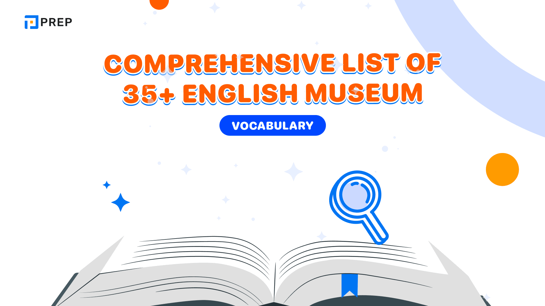 Comprehensive list of 35+ museum vocabulary in English