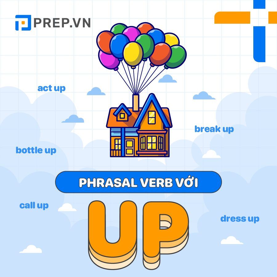 20+ Phrasal verb với Up thông dụng trong tiếng Anh