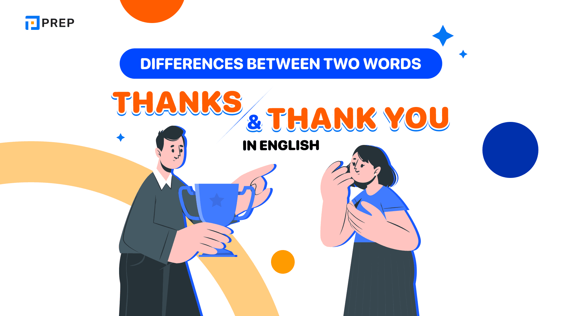 Differences between 2 words Thanks and Thank you in English