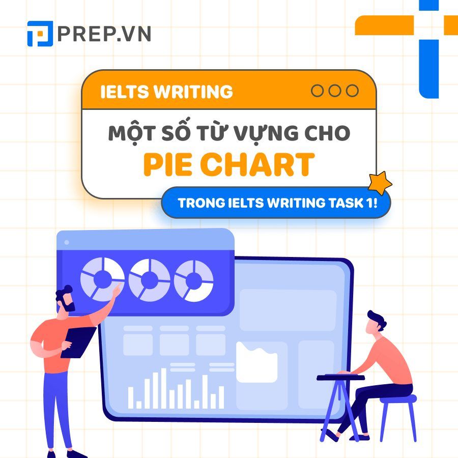 Kho từ vựng cho Pie Chart "ăn điểm" trong Writing Task 1