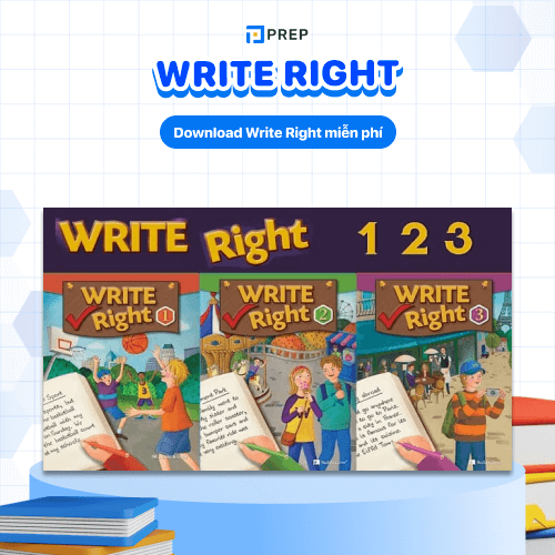 Download 3 cuốn Write Right 1, 2, 3 PDF bản đẹp miễn phí
